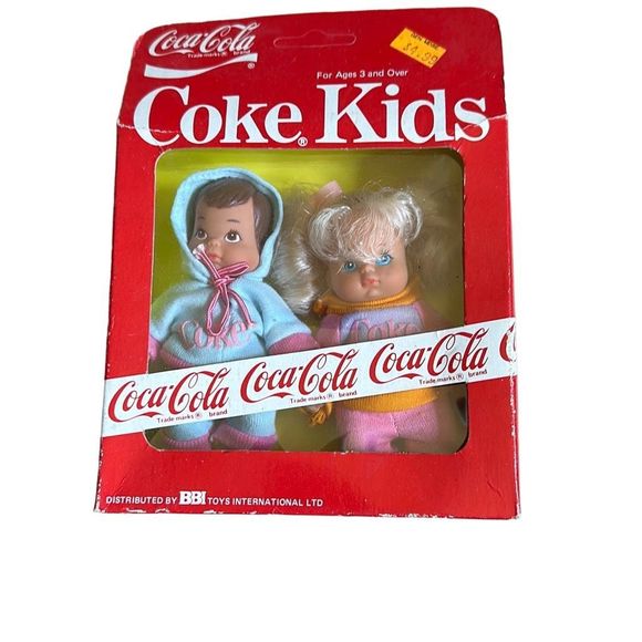 Vintage | Toys | Vintage Coca Cola Coke Kids Dolls Nib | Poshmark